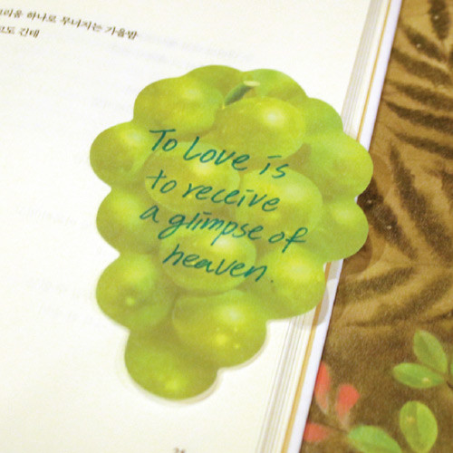 Gipbmm Green grape sticky memo notes 20 sheets - fallindesign