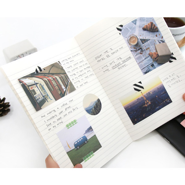 PlanD A5 sized lined notebook - fallindesign.com