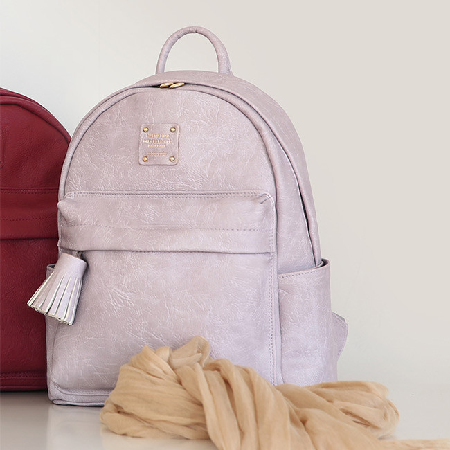 Monopoly Nuevo mini office leather backpack with tassel - fallindesign