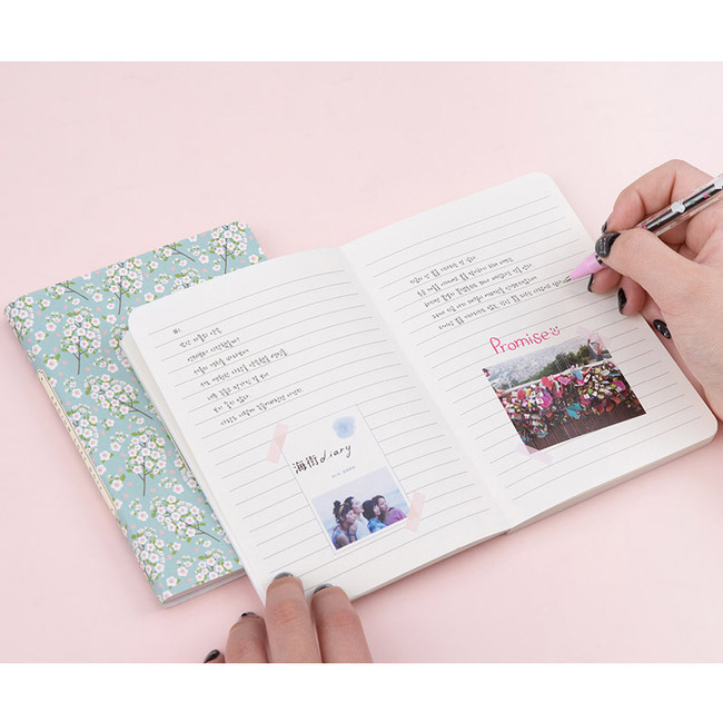 Ardium Colorful pattern small soft lined notebook - fallindesign.com