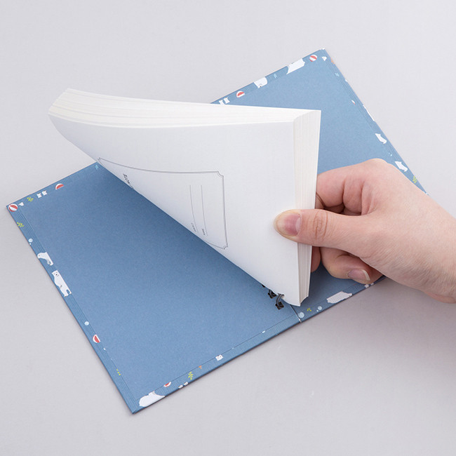 Ardium Wirebound spring lined small notebook - fallindesign