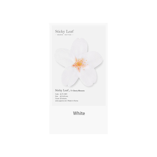 Appree Cherry blossom transparent sticky memo notes Small