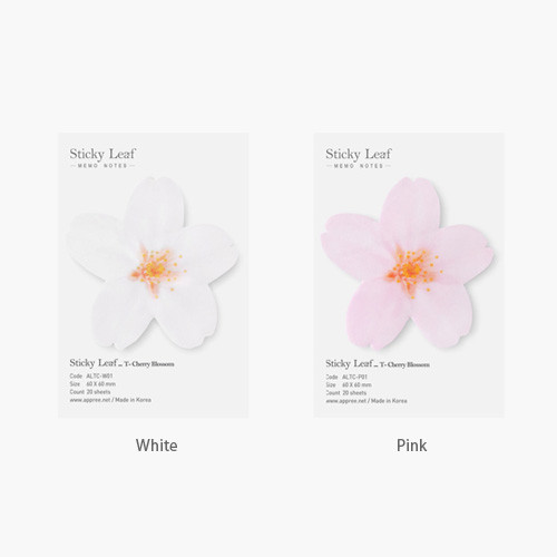 Appree Cherry blossom transparent sticky memo notes Small