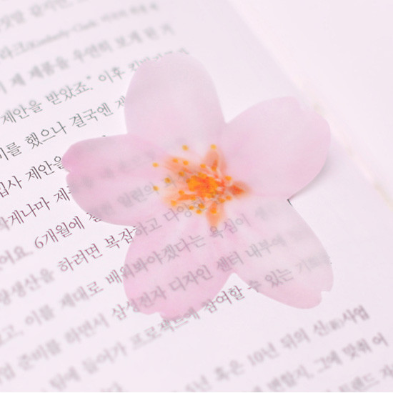 Appree Cherry blossom transparent sticky memo notes Medium
