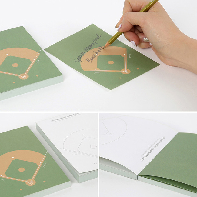 Chachap Sports memo notepad - Baseball - fallindesign.com
