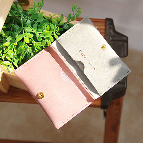 PLEPLE Multi purpose twin pocket card case - fallindesign