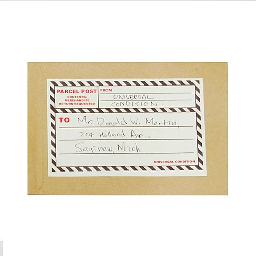 Universal condition Post 2 colors large label sticker set - fallindesign