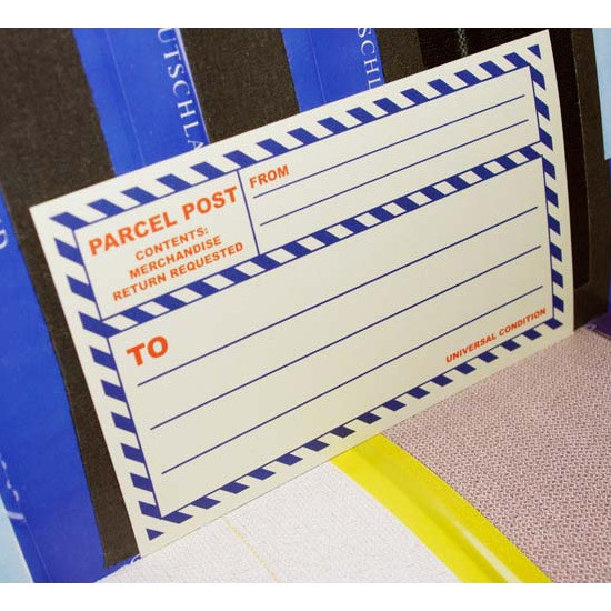 Universal condition Post 2 colors large label sticker set - fallindesign