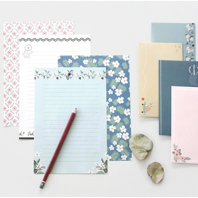 ICONIC Pattern letter paper and envelope set - fallindesign