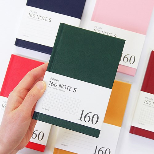 Indigo Prism 160 pages small lined grid notebook - fallindesign.com