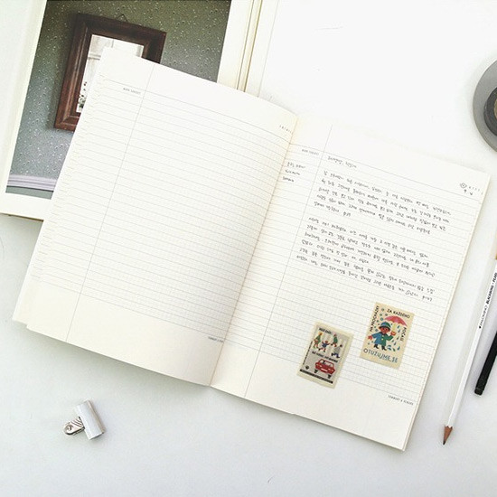 Second Mansion Moonlight B5 size grid-lined class notebook