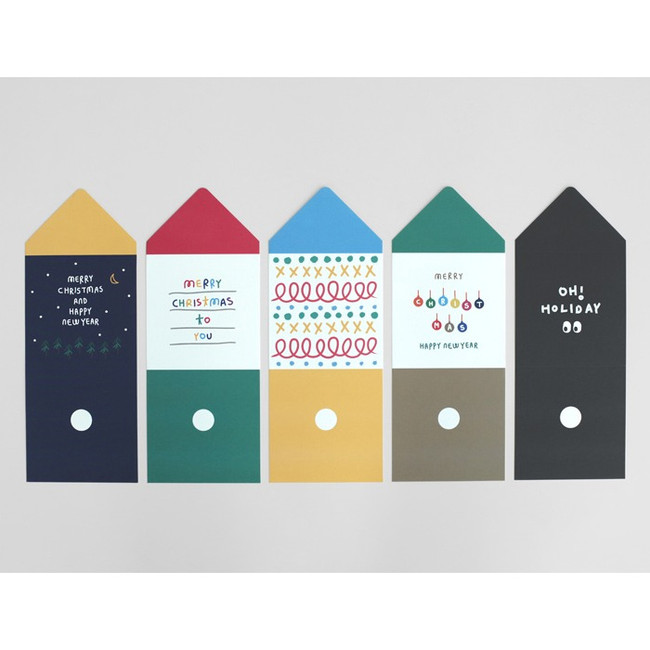 2NUL Christmas folded messages card set - Fallindesign.com
