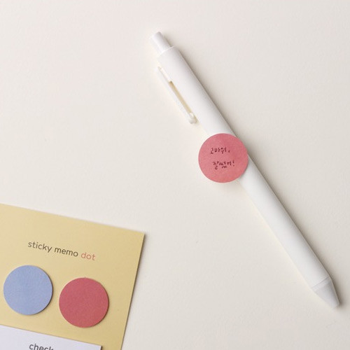 Dash and Dot Dots and check memo notes sticky notepad