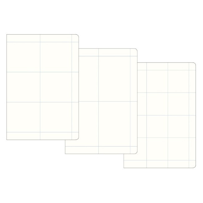 Byfulldesign The way of remembering 3 type grid notebook