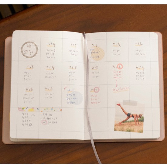 Byfulldesign The way of remembering 3 type grid notebook