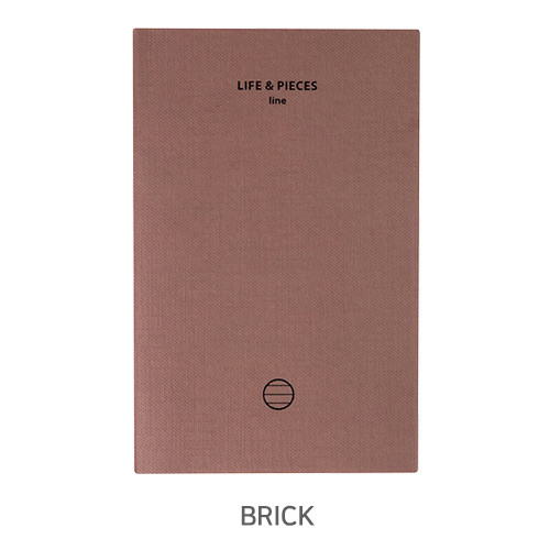 Livework Life and pieces small lined notebook - Fallindesign