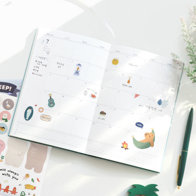 ICONIC Diary deco sticker 9 sheets in one set ver10