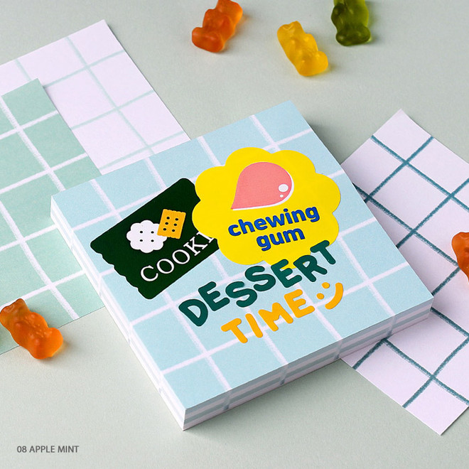 Wanna This Crayon check 4 designs memo notes notepad