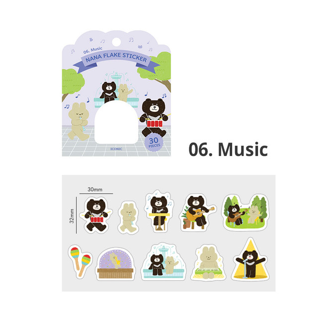 ICONIC Nana cute stickers pack - Fallindesign.com