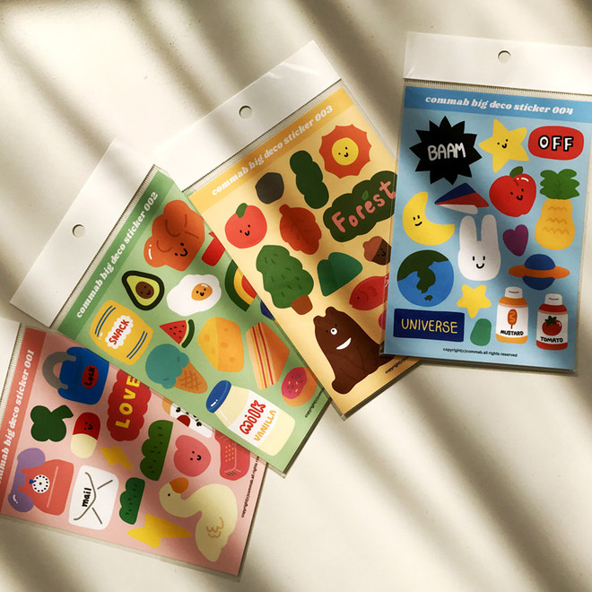 Design comma-B Big deco paper sticker - Fallindesign.com