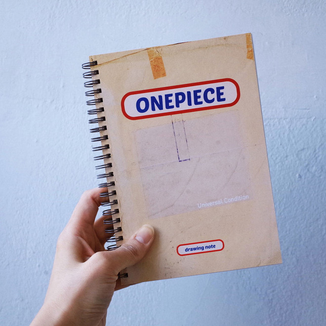 UNIVERSAL CONDITION Natural Beige wirebound blank notebook