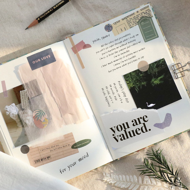 ICONIC Collage sticker pack of 8 sheets - Fallindesign.com