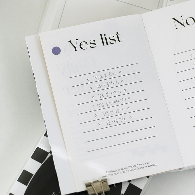 PAPERIAN Daily Reminder Dateless Daily Checklist Planner
