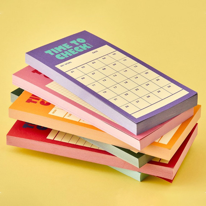 Ardium Time To Check Timetable Checklist Tracker Writing Pad