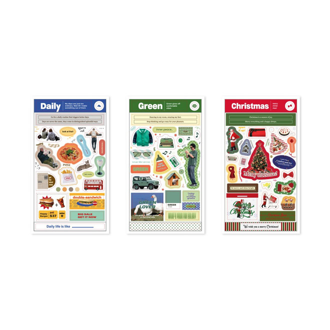 Indigo Storage Magazine Paper Sticker Pack - Fallindesign