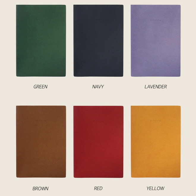 Indigo Official B6 PU Lined Notebook - Fallindesign.com