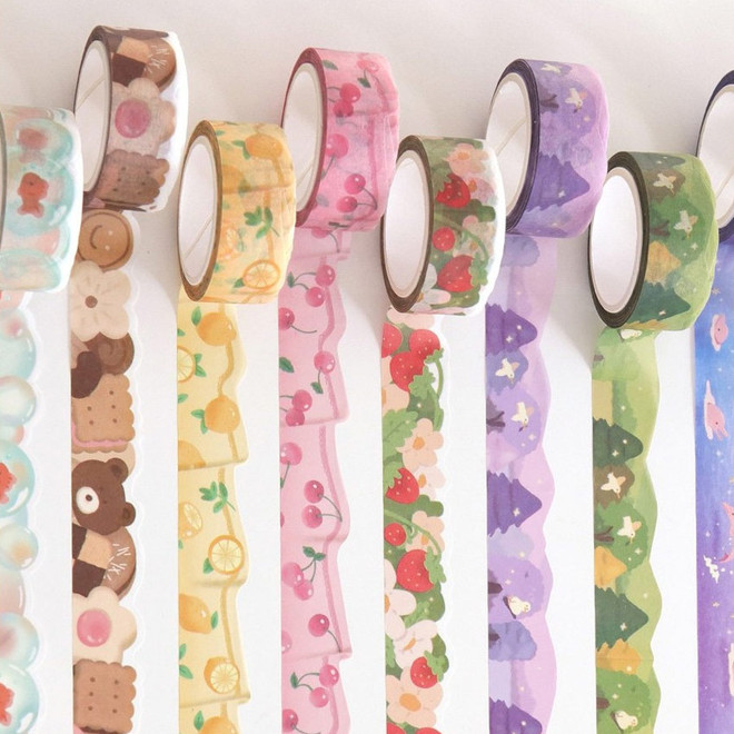 Iconic Cute illustration Die Cute Paper Masking Tape