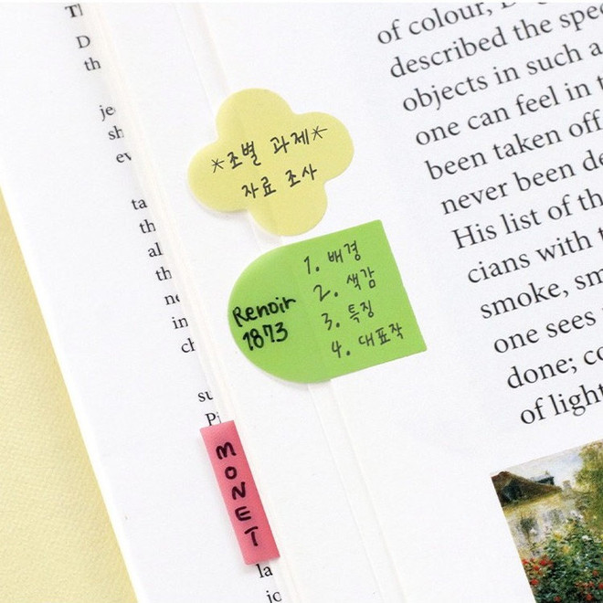 Iconic Index Point Sticky Bookmark Notepad Set