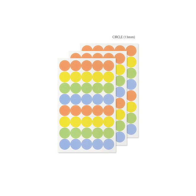 Antenna Shop Table Talk Colorful Clear Stickers Set