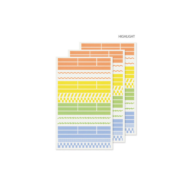 Antenna Shop Table Talk Colorful Clear Stickers Set