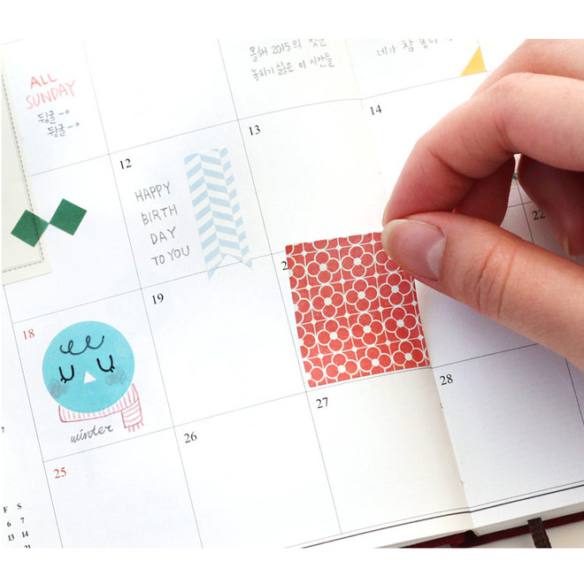 Iconic Diary deco sticker set 9 sheets in one set ver.5 - fallindesign