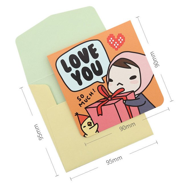 PONYBROWN Cartoon message card - fallindesign.com