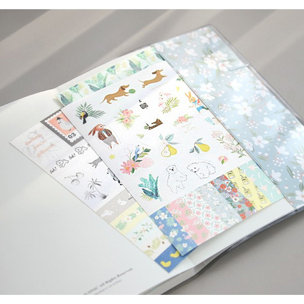 Iconic Diary deco sticker 9 sheets in one set ver8 - fallindesign