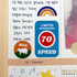Design comma-B Retro mood paper sticker