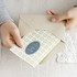 Iconic Vintage illustration pattern message card - fallindesign