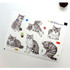 Design comma-B I love cat adhesive deco sticker 2 sheet ver.2