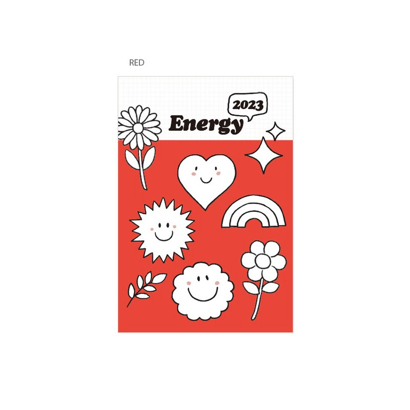 3AL 2023 Energy Hardcover Dated Weekly Diary Planner