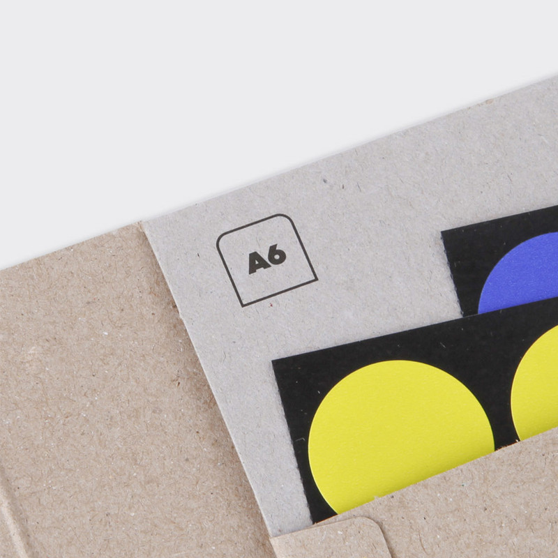 SOSOMOONGOO A4 A5 A6 Three-Pocket File Document Folder
