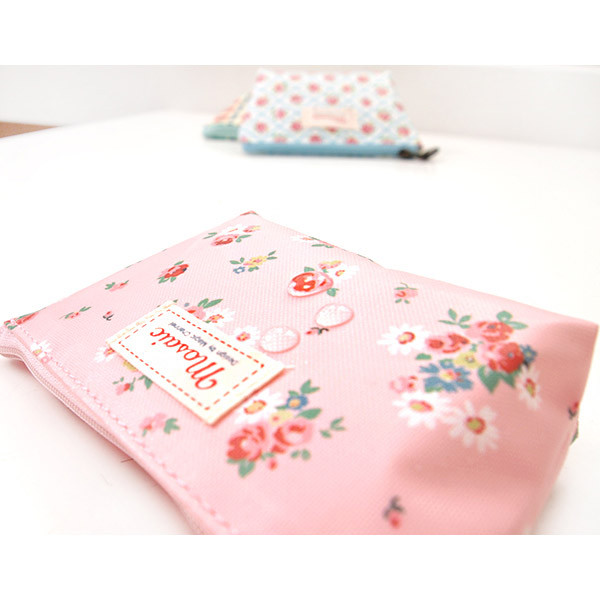 2Young Flower pattern zipper pouch - Small, fallindesign.com