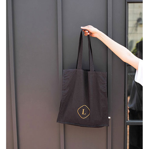 Invite.L Linen 4 rectangle eco shoulder tote bag - fallindesign