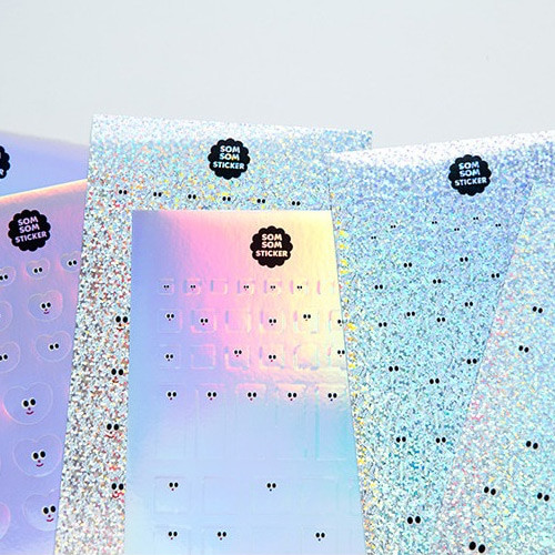 Livework Som Som hologram deco sticker set - fallindesign.com