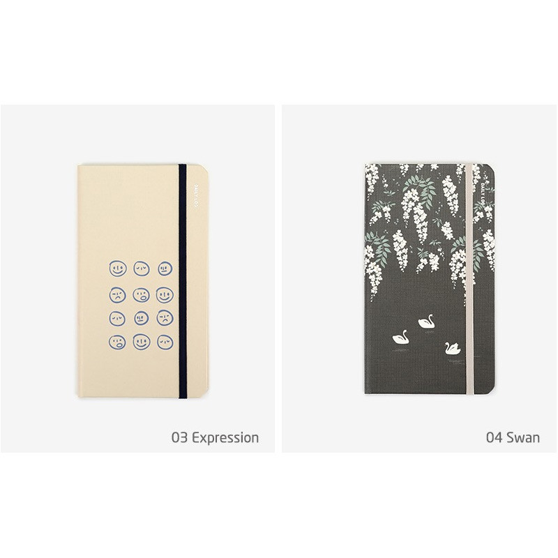 Dailylike 2019 Daily log small dated monthly diary notebook