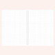 Indigo Basic B5 wire binding grid notebook - Fallindesign