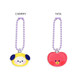 BT21 Simple Minini Acrylic Keyring with Ball chain