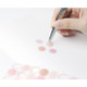 Appree Pink Gradation 4AM Circle Paper Sticker 6 Sheets