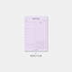 Portable A5 Planner | Pastel Color Notepad with 60 Sheets